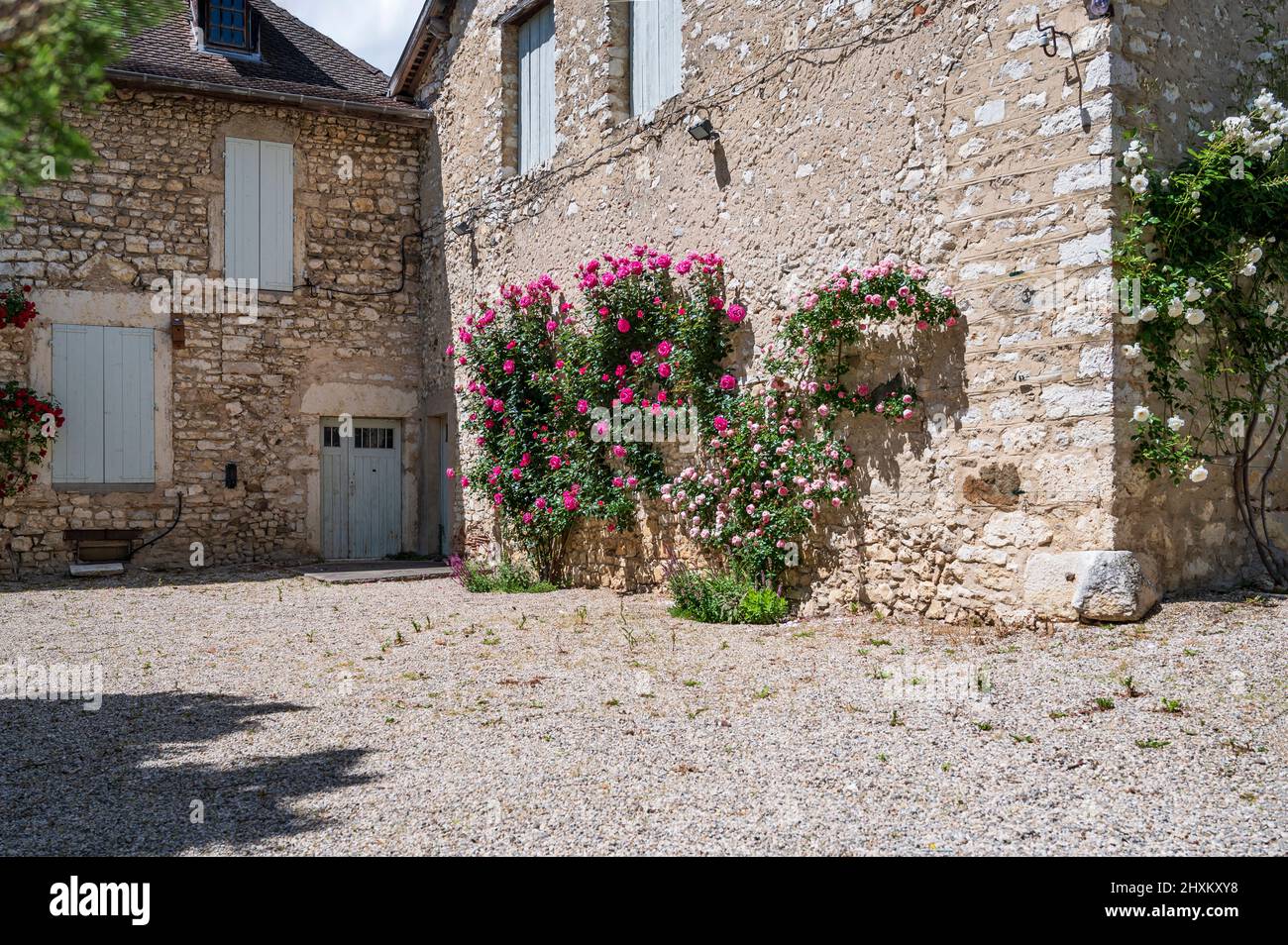 The home of the pre-impressionist artist Ravier. Morestel, France Stock ...