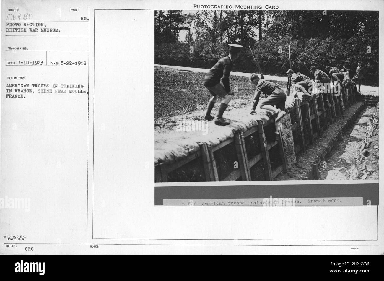 American military training during ww1 Black and White Stock Photos ...