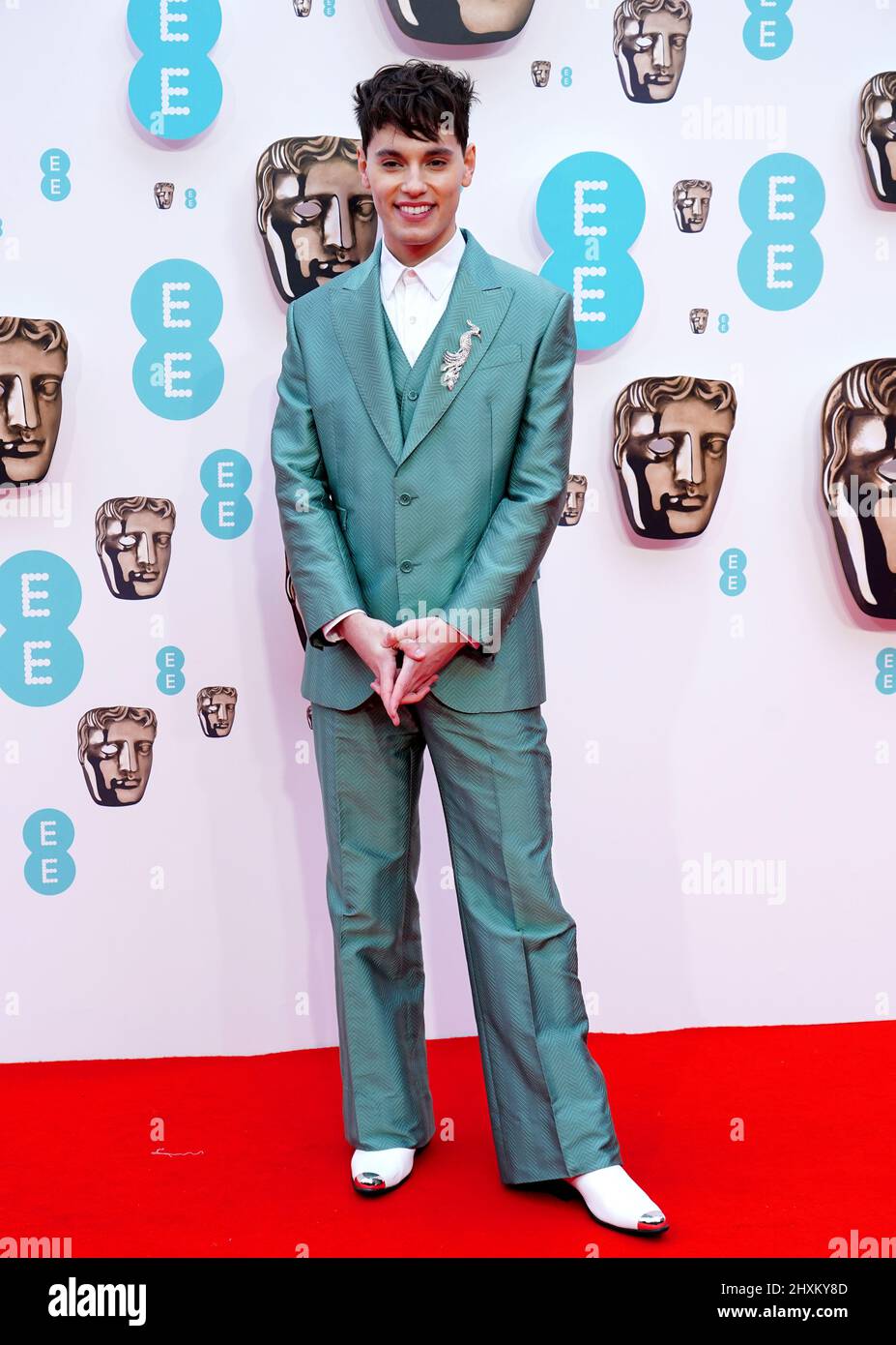 Max Harwood attending the 75th British Academy Film Awards held at the ...