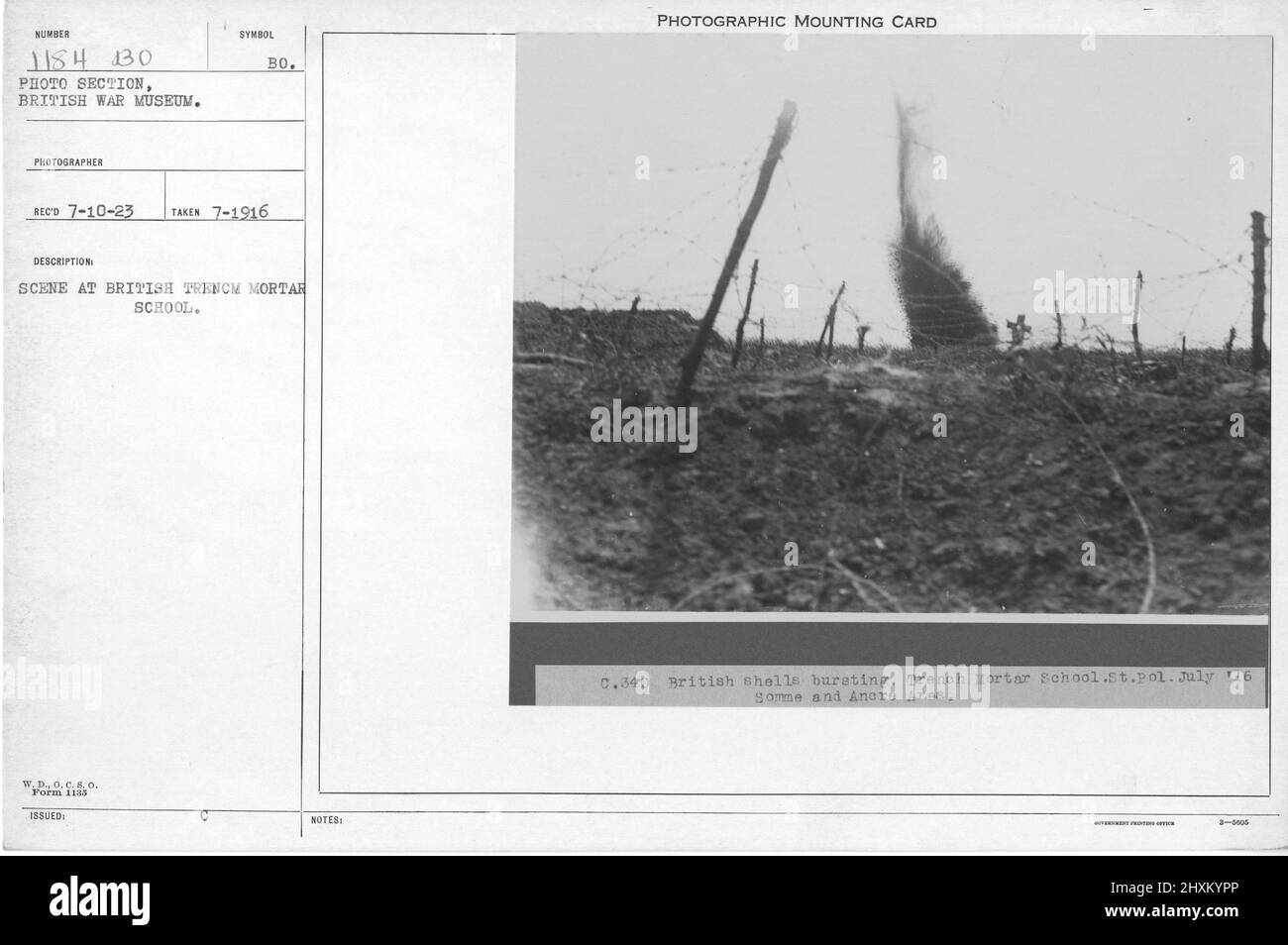 Trench mortar school hi-res stock photography and images - Alamy