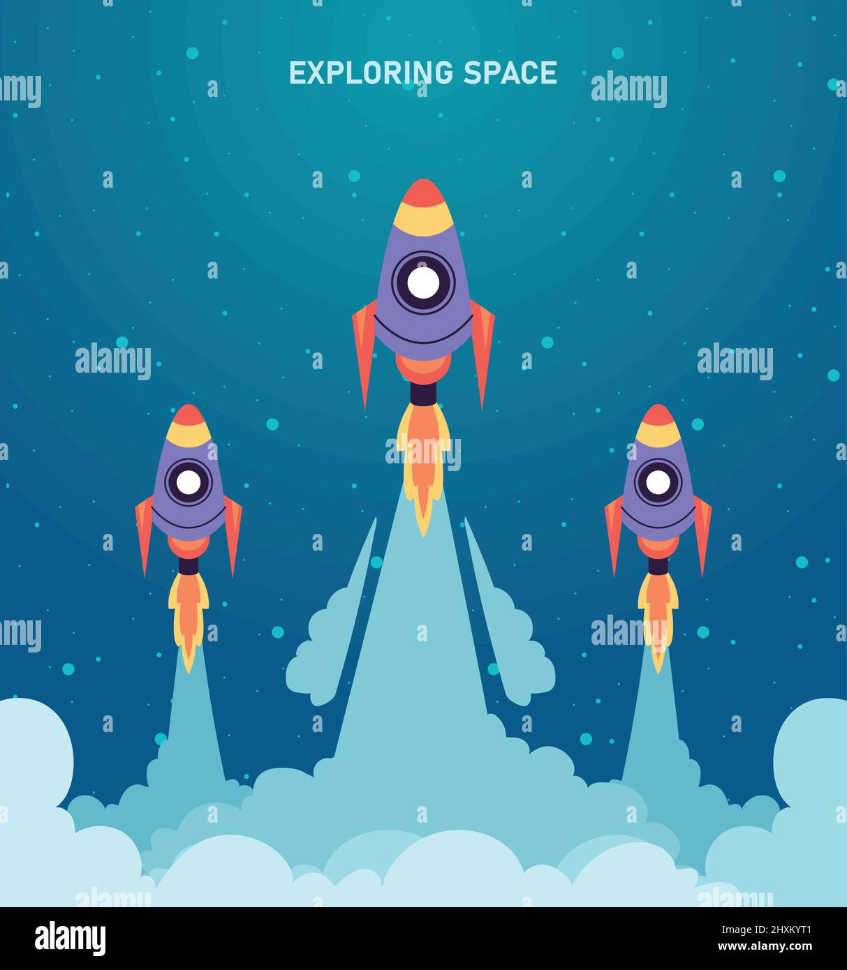 exploring space lettering Stock Vector Image & Art - Alamy