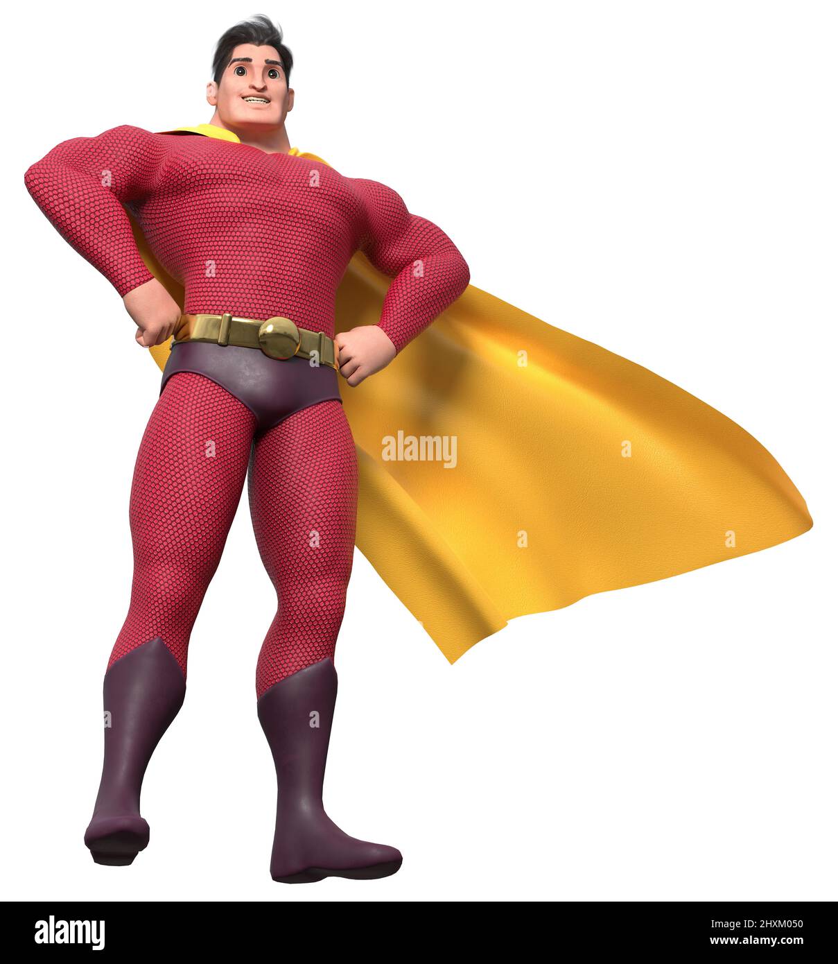 Superhero Standing Tall Stock Photo - Alamy