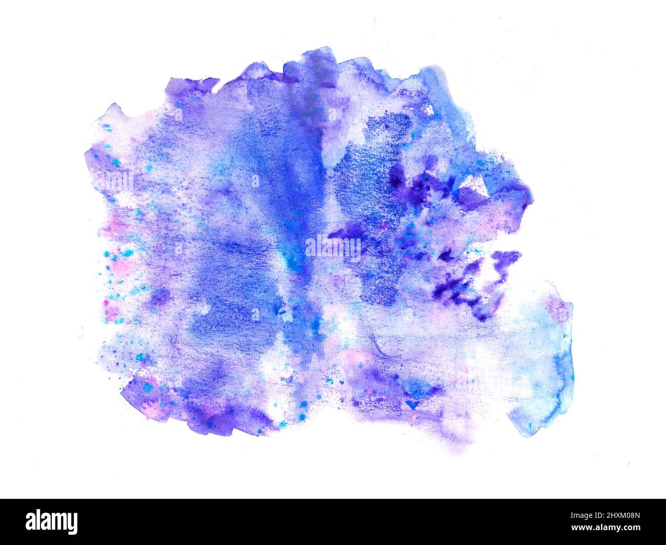 Watercolor hand painted chaotic splash background Stock Photo - Alamy