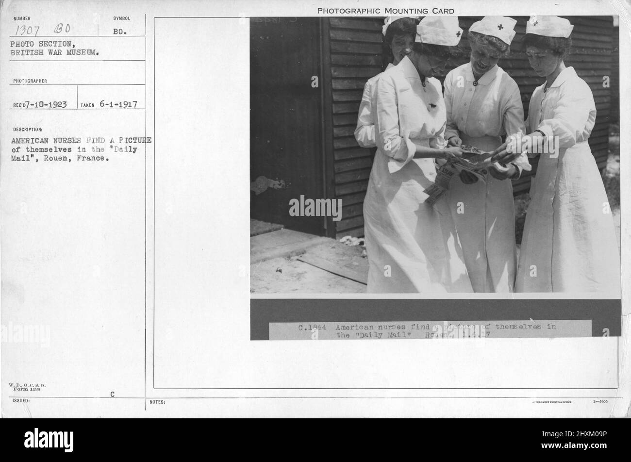 Nurses world war 1 Black and White Stock Photos & Images - Alamy