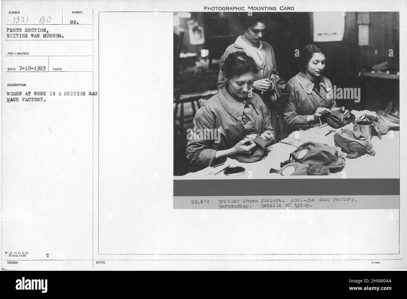 British gas mask hi-res stock photography and images - Alamy