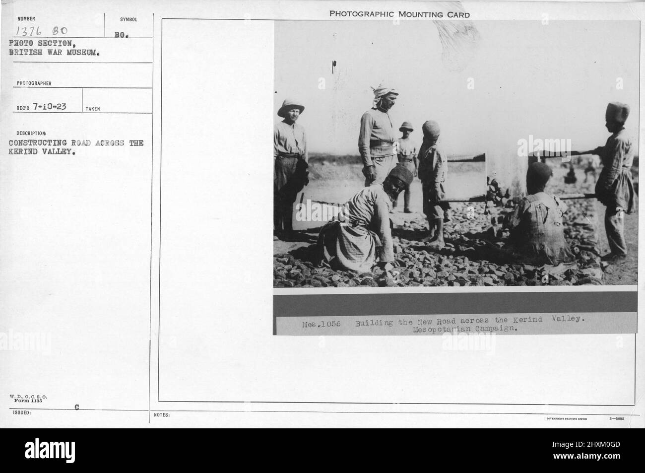 Road construction during ww1 Black and White Stock Photos & Images - Alamy