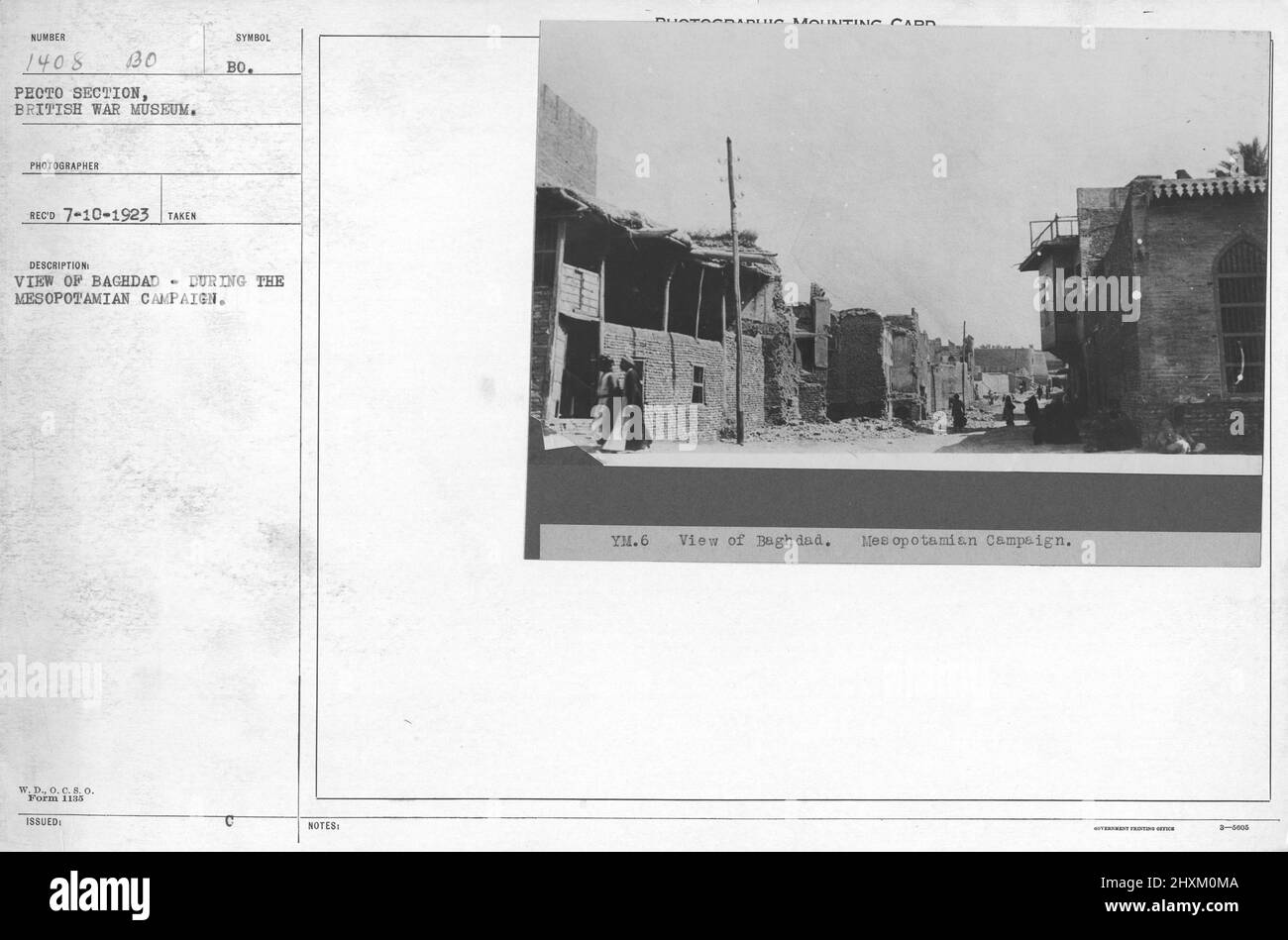 View of Baghdad - during the Mesopotamian Campaign Collection of World ...