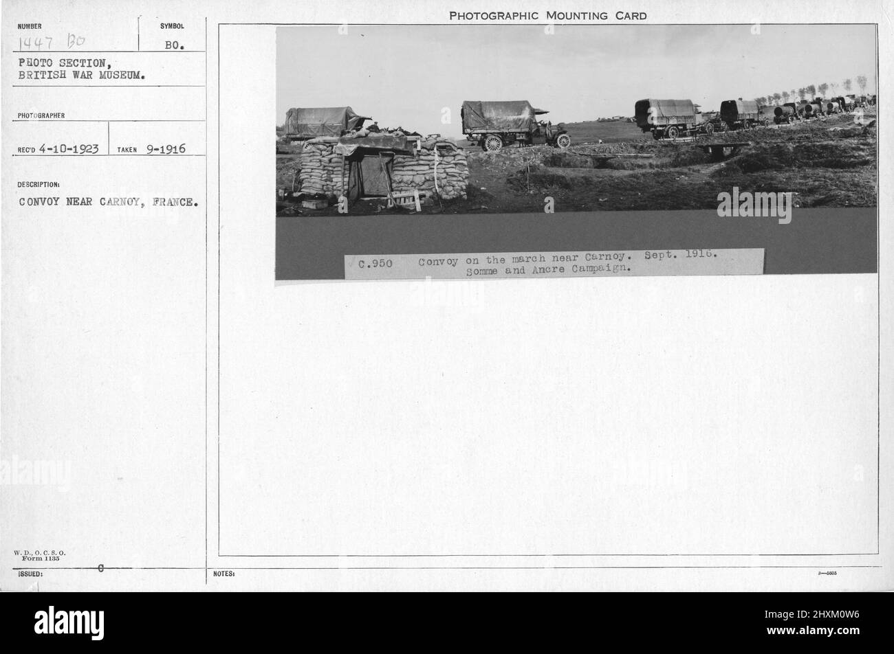 Military convoy during ww1 Black and White Stock Photos & Images - Alamy