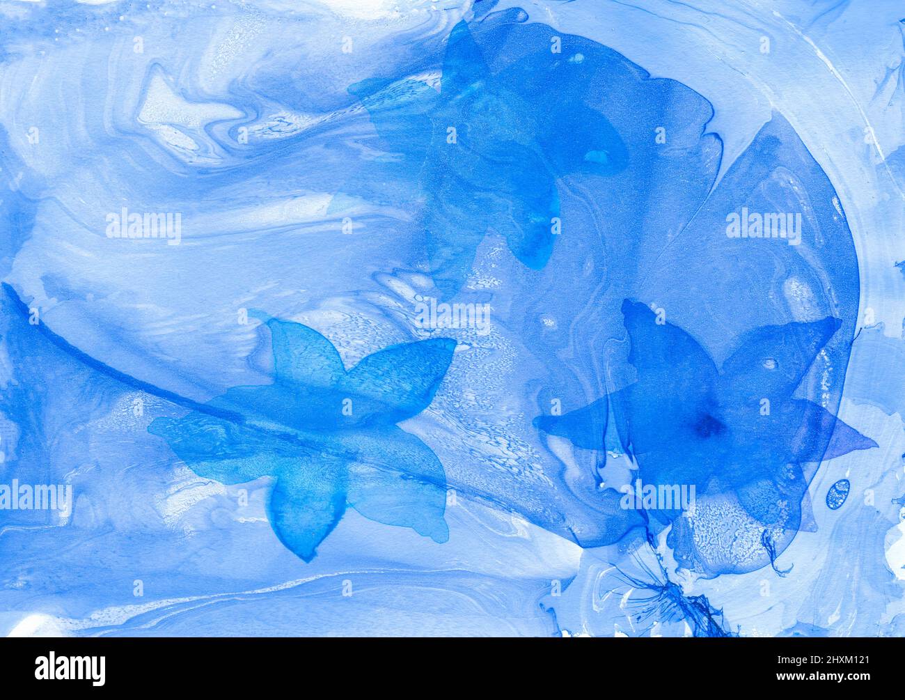 Hand painted creative background. Alcohol ink artistic overlay texture ...