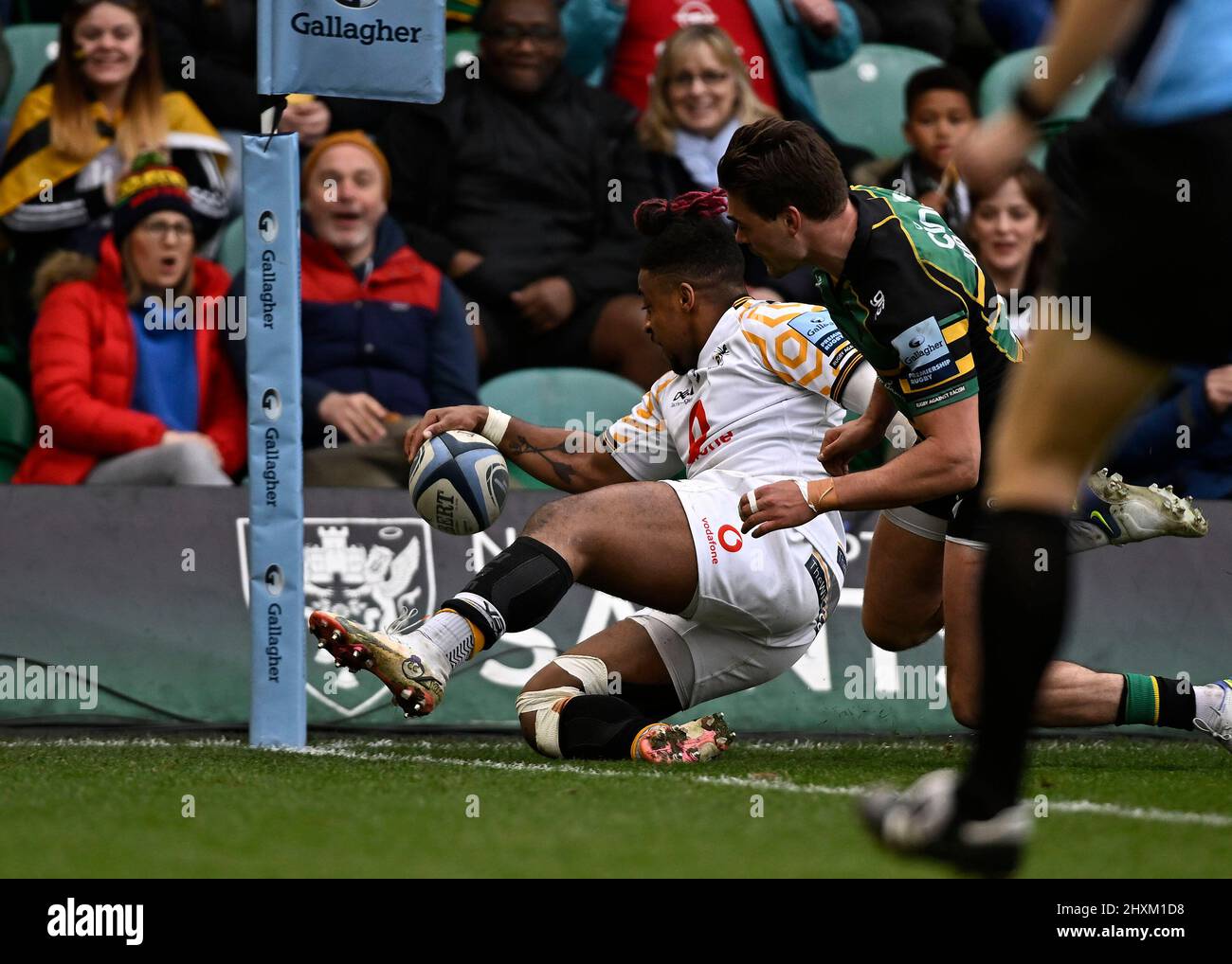 Northampton, United Kingdom. 13th Mar, 2022. Premiership Rugby ...