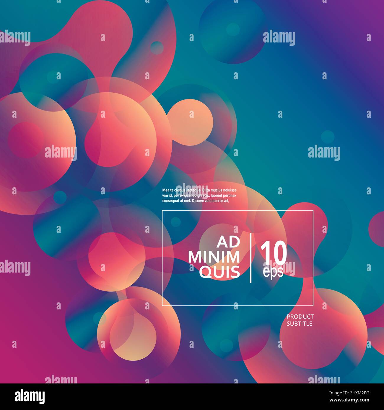 Vector connect circle design. Minimal abstract geometric Stock Vector ...