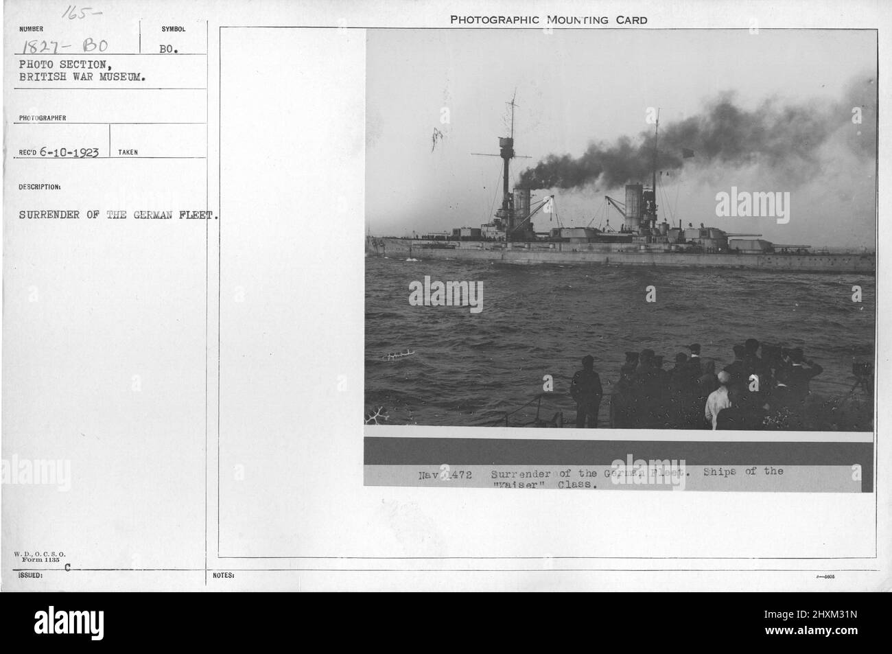 Surrender of the german fleet hi-res stock photography and images - Alamy