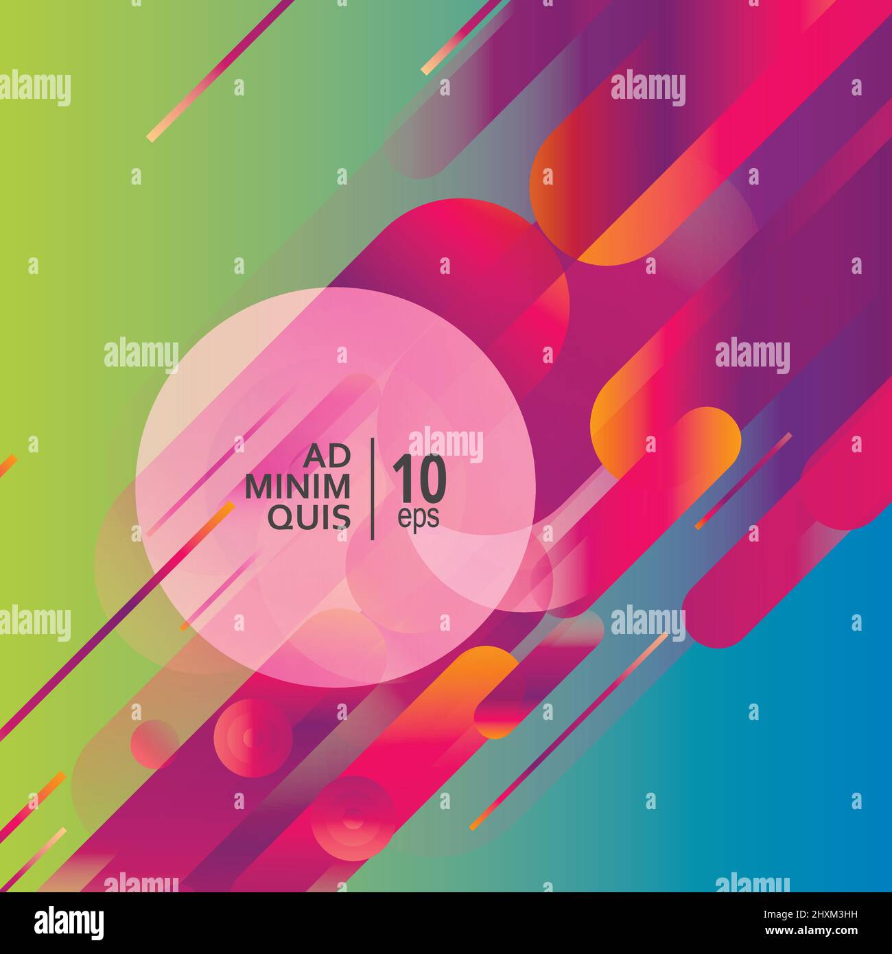 Minimal dynamic geometric background. Vector connection shapes ...