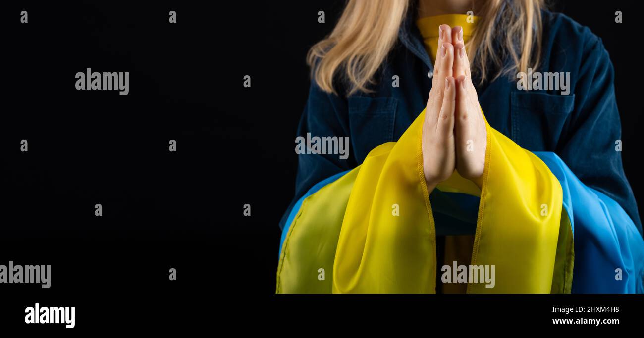Pray for Ukraine Stock Photo - Alamy