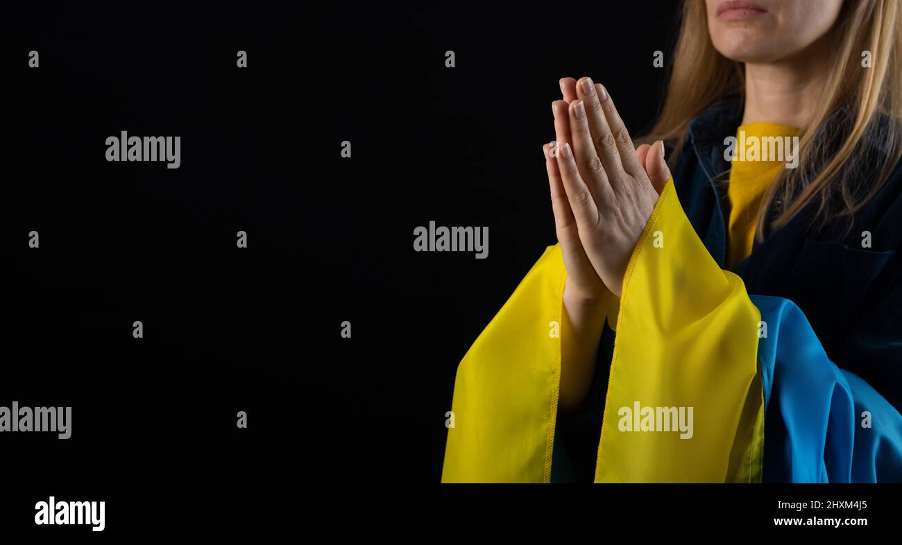 Pray for Ukraine Stock Photo - Alamy
