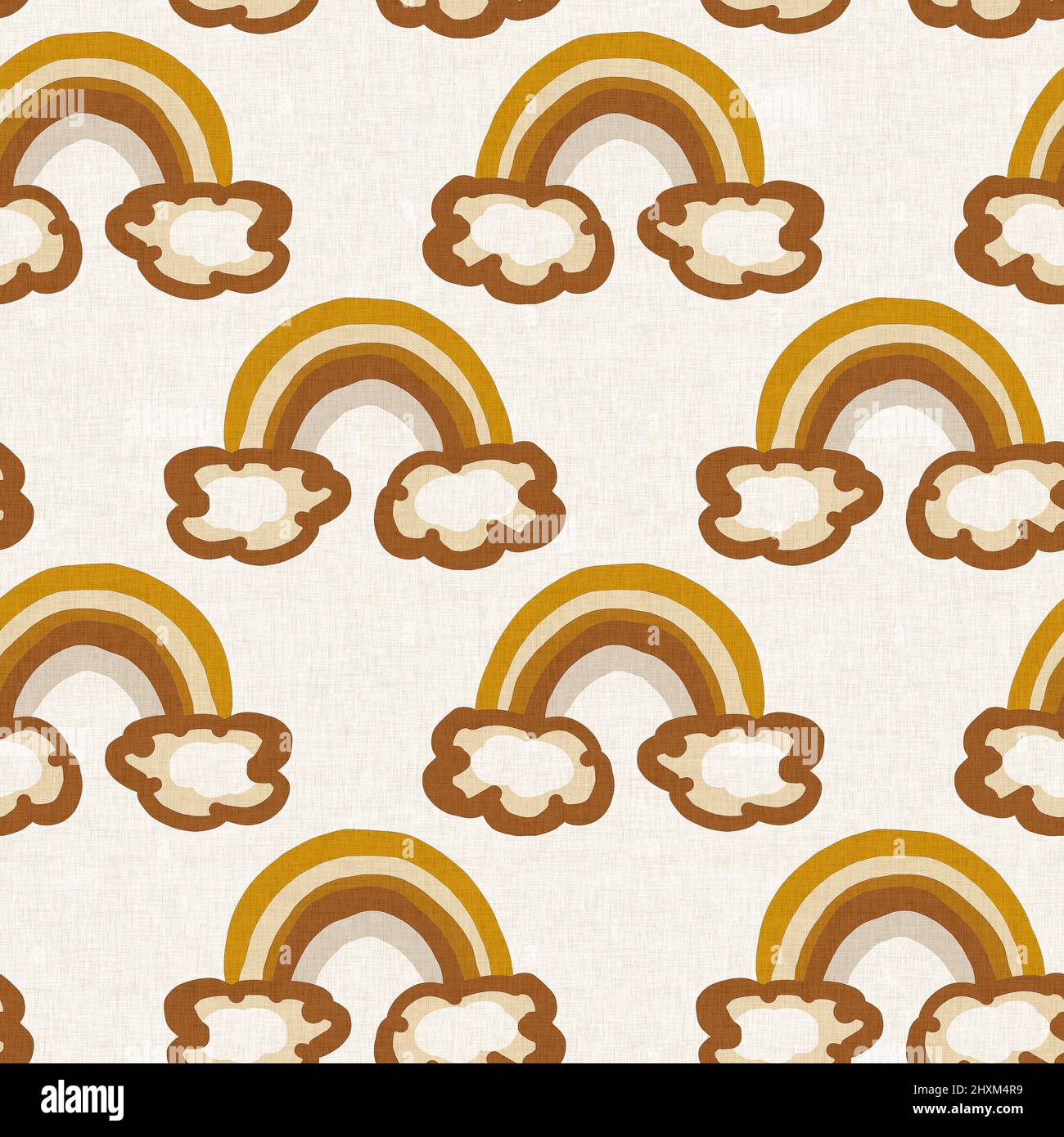 Gender neutral rainbow seamless raster background. Simple whimsical ...