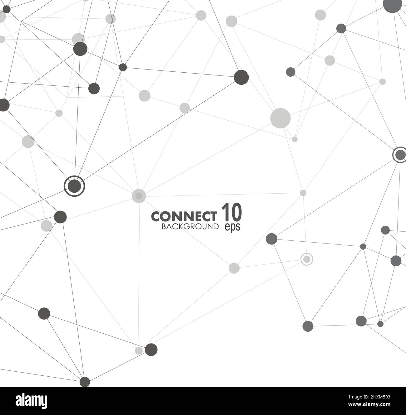 Abstract connect molecule illustration. Science structure illustration ...