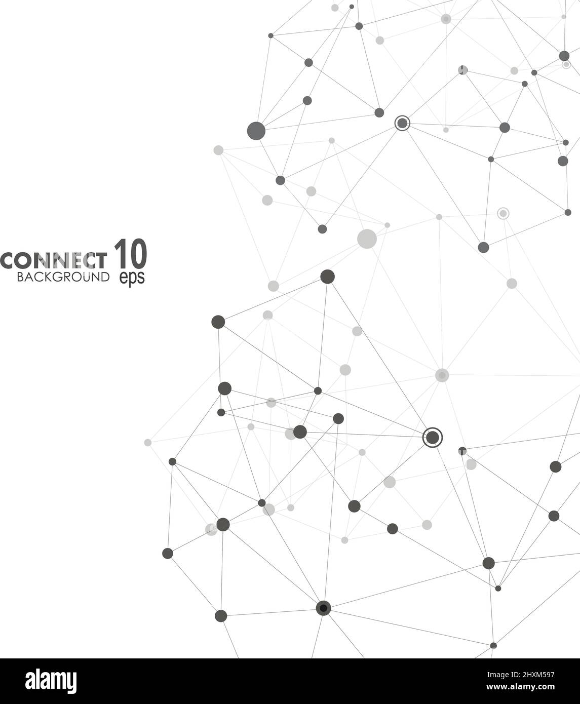 Abstract connect molecule illustration. Science structure illustration ...