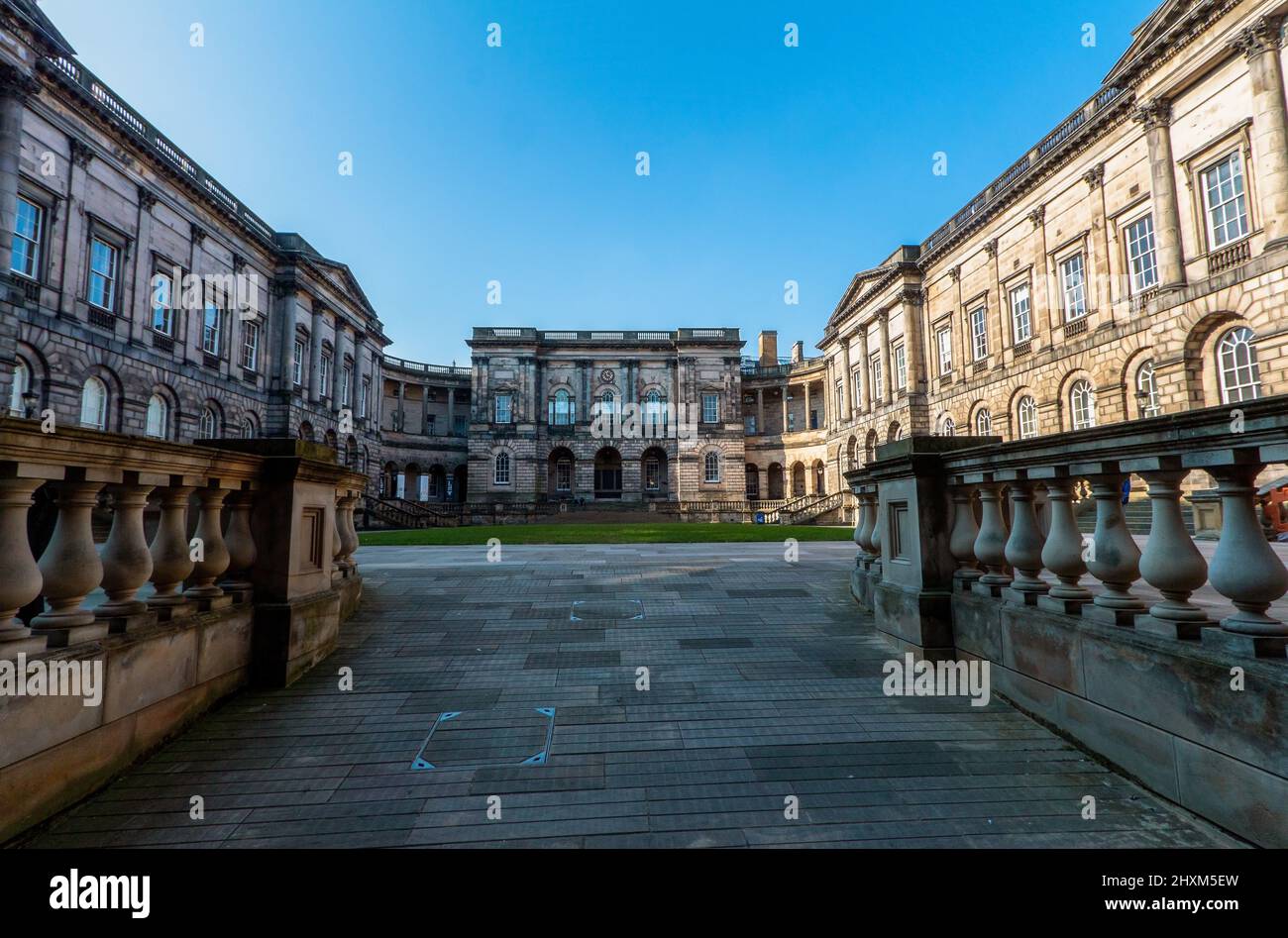 Edinburgh University, Old College in the city centre of Edinburgh ...