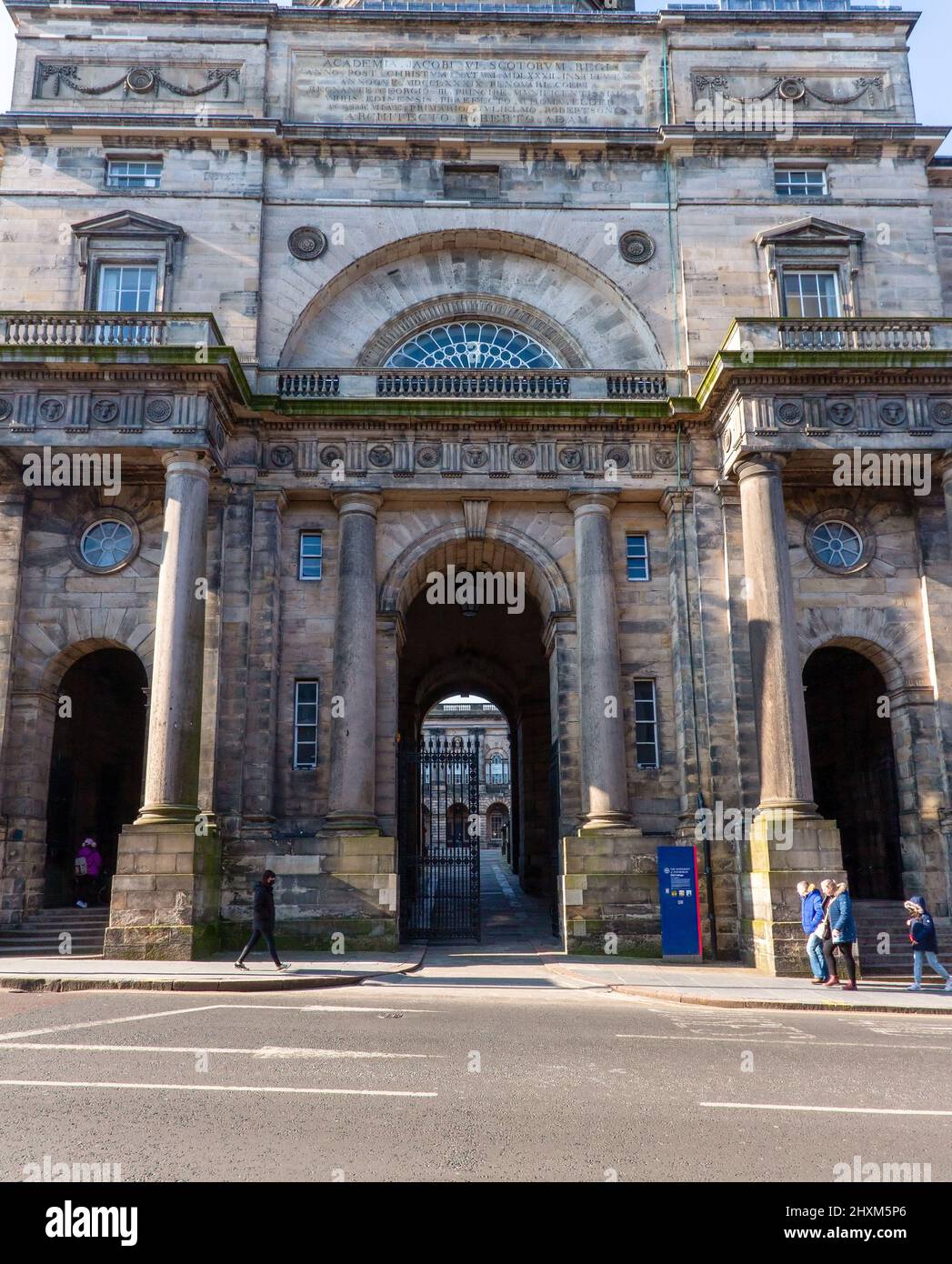 Old College Edinburgh University for learning, Edinburgh, Scotland, UK ...