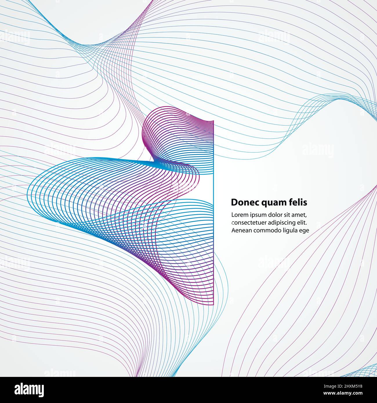 Abstract Blue Wave Dynamic Vector Background Stock Vector Image And Art
