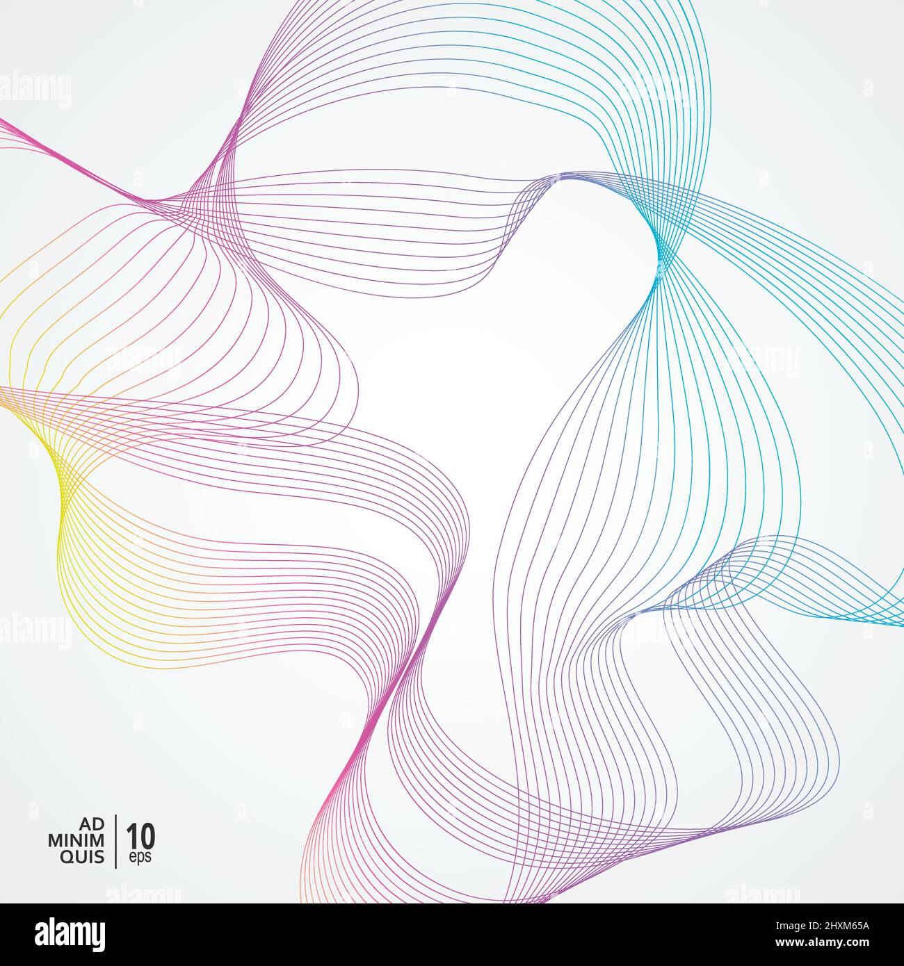 Abstract Blue Wave Dynamic Vector Background Stock Vector Image And Art