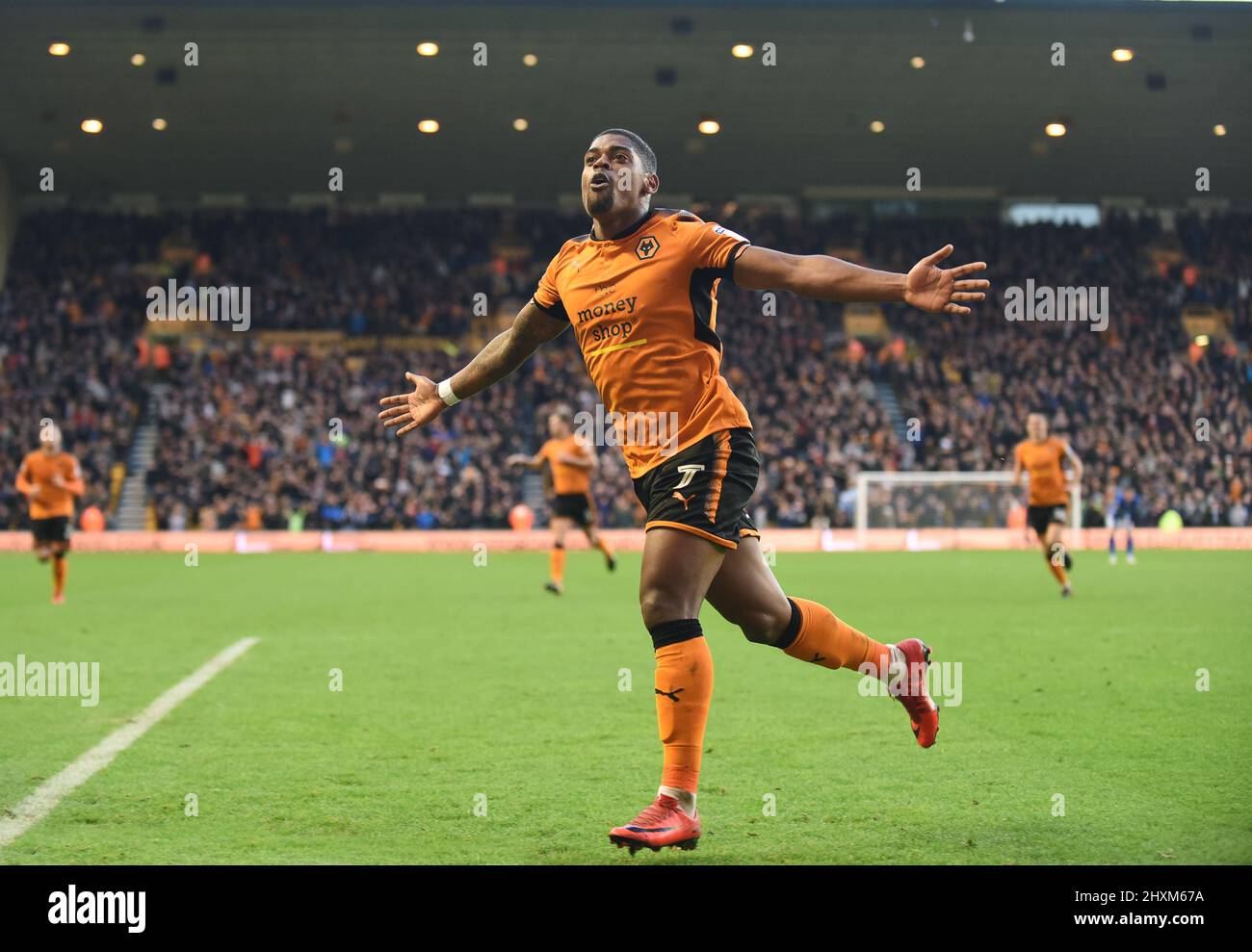 Wolves ivan cavaleiro celebrates scoring hi-res stock photography and ...