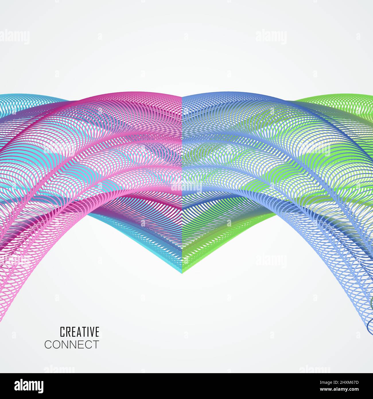 Abstract design element. Vector connect lines background Stock Vector ...