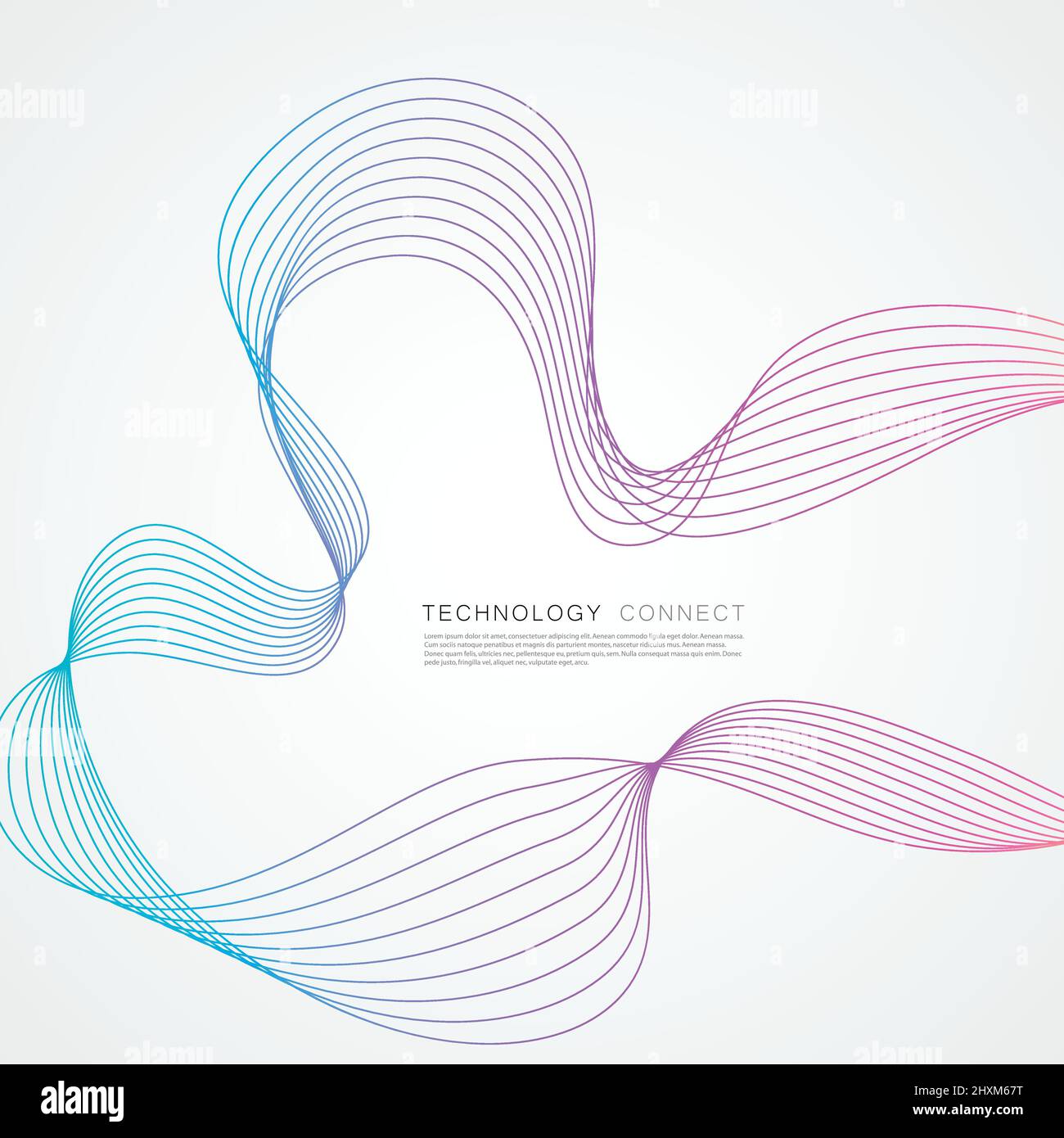 Abstract Blue Wave Dynamic Vector Background Stock Vector Image And Art