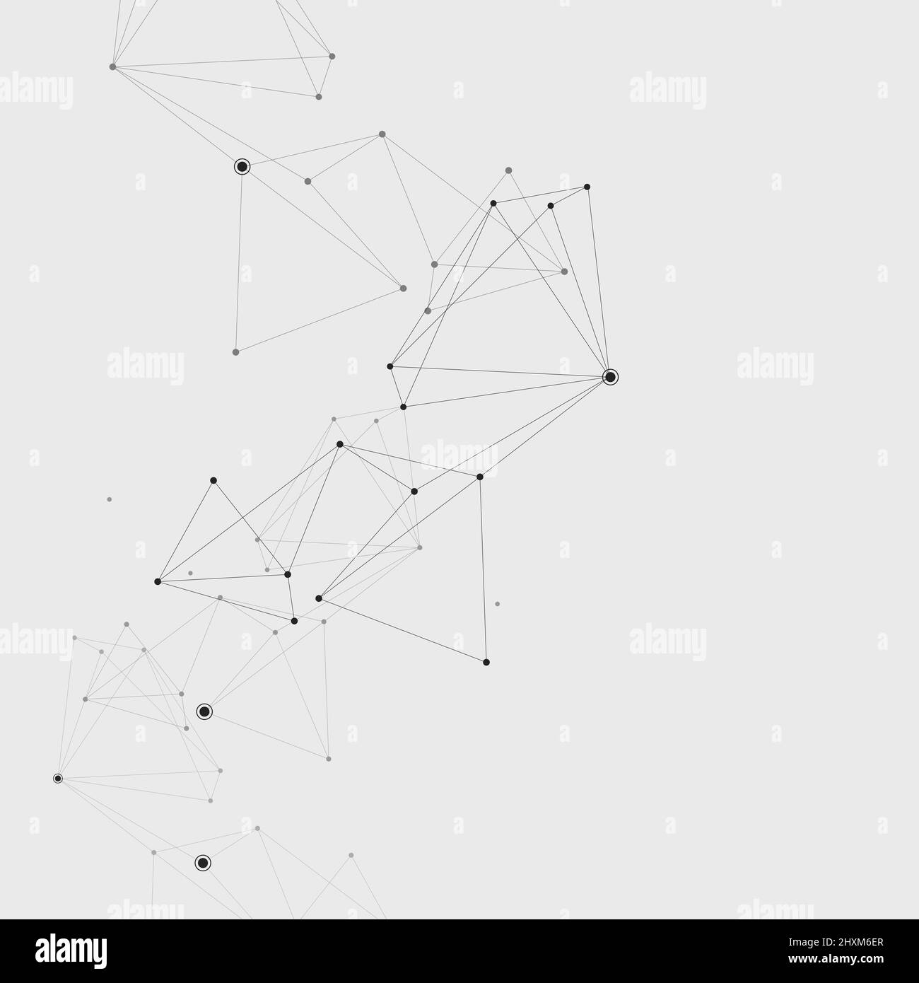 Connection science and technology background. Abstract vector ...