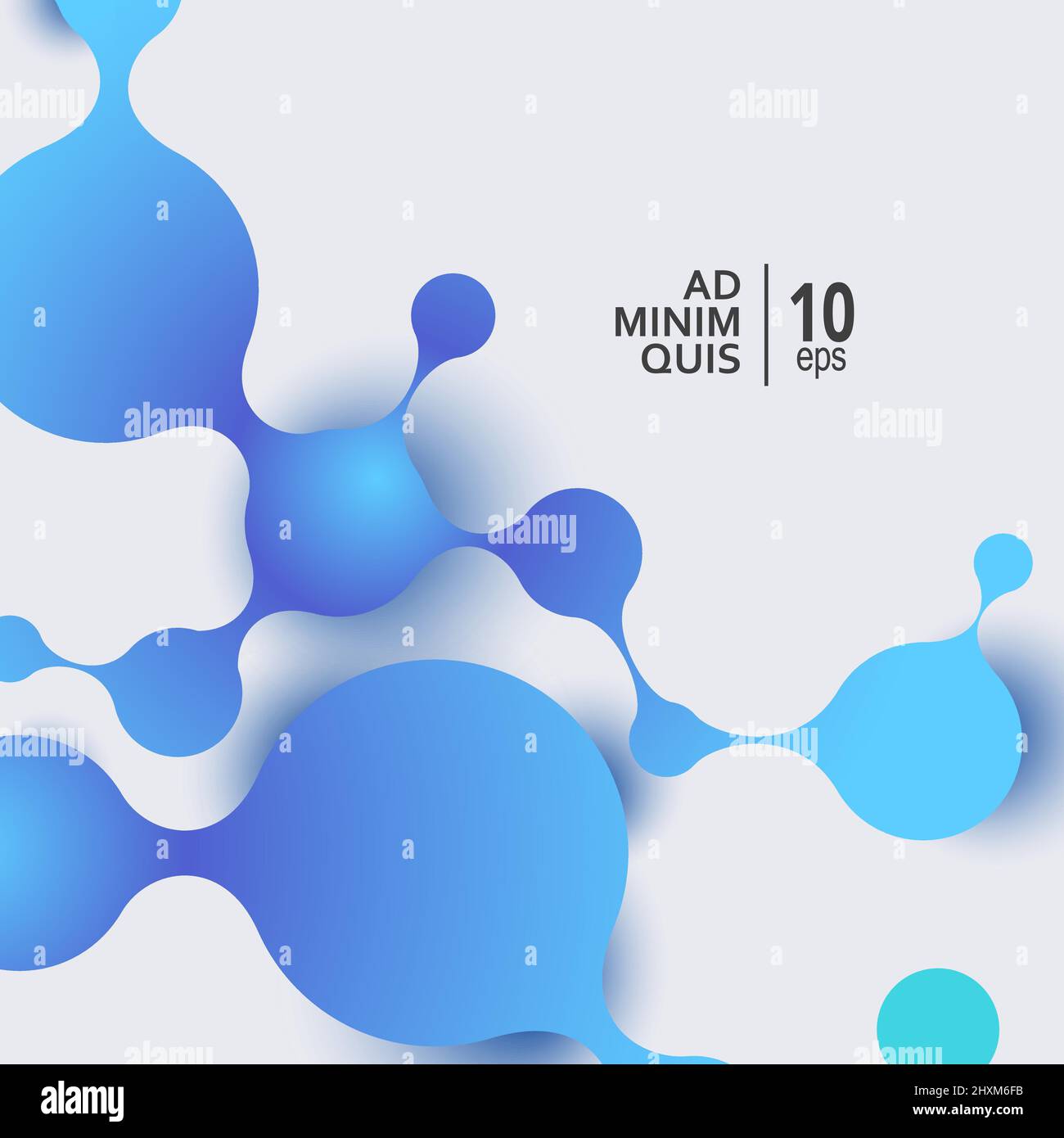 Polygonal science research design background. Futuristic modern ...