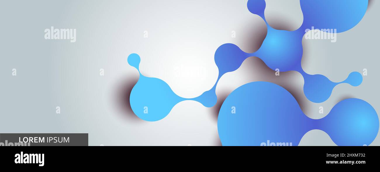 Abstract Molecule Structure For Science Research And Technology
