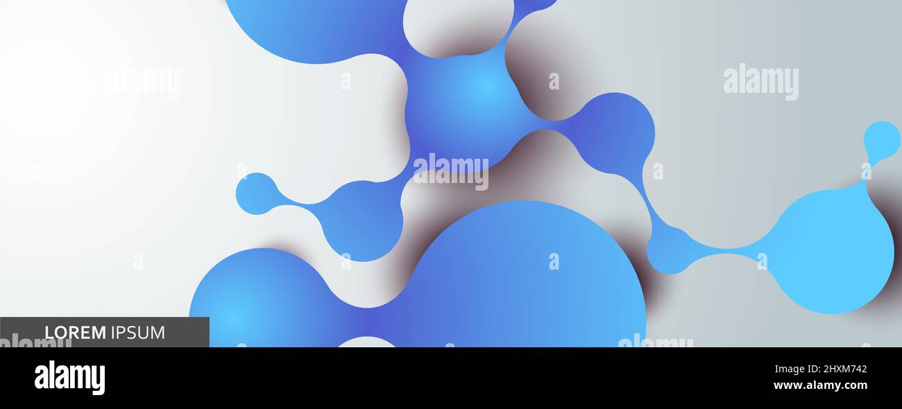 Abstract Molecule Structure For Science Research And Technology Background Vector Illustration