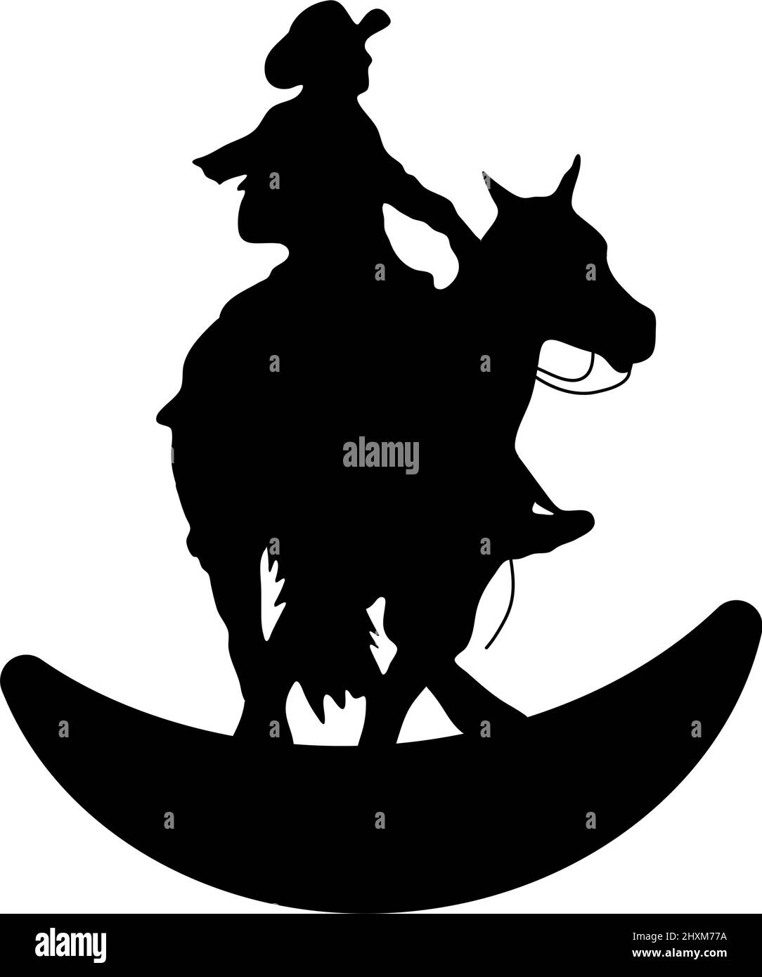 Rodeo arena barrel Stock Vector Images - Alamy