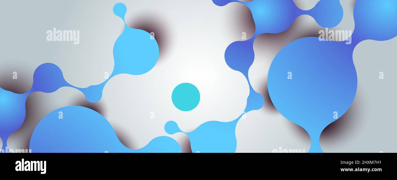 Vector illustration with connect abstract molecule Stock Vector Image ...