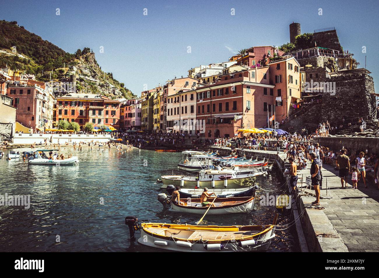 Vernazza is one of the 5 centuries-old villages that make up the Cinque ...