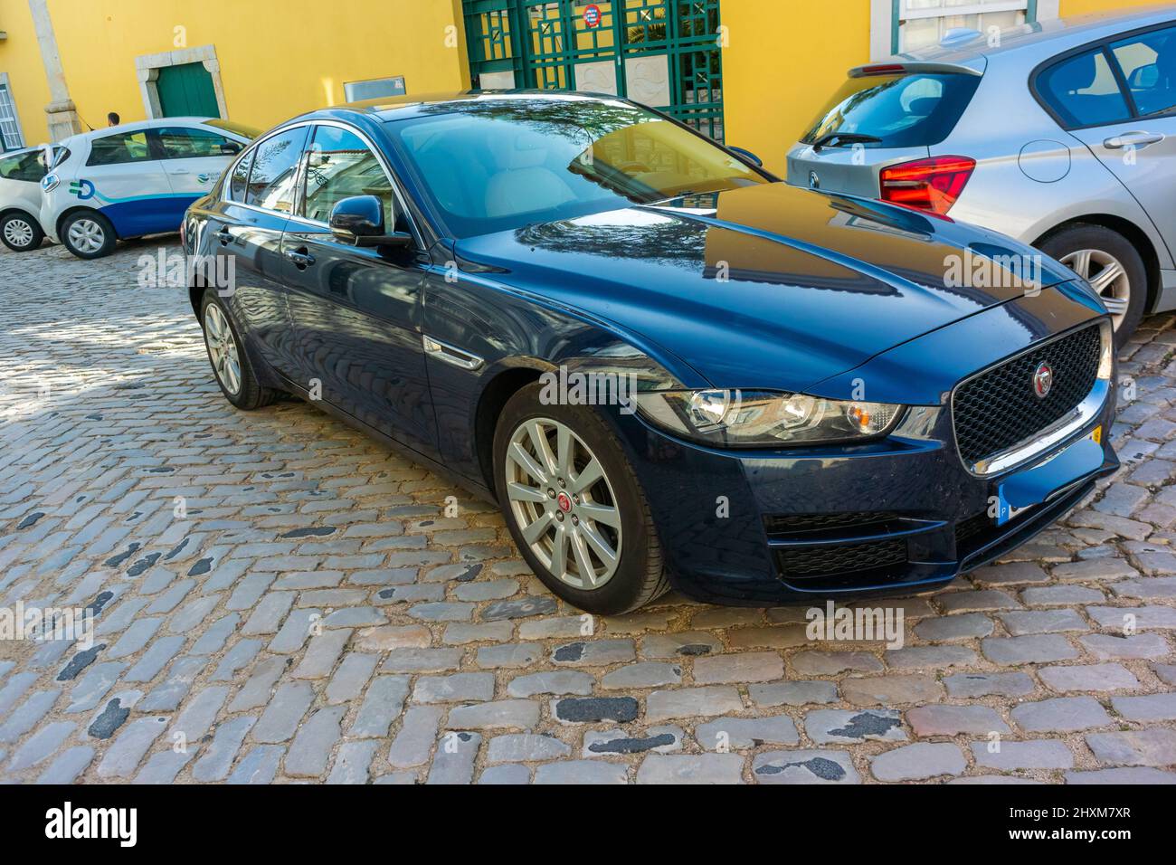 Faro, Portugal, Street Scenes, Jacquar Car Parked, luxury lifestyle ...