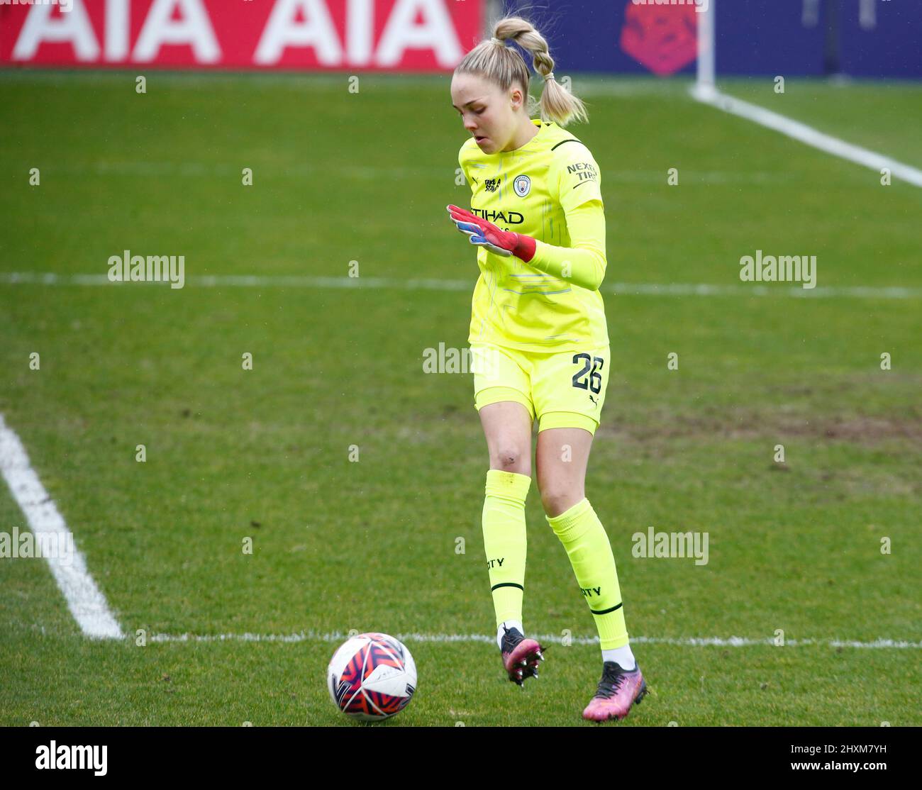 Barnet England March 13 Ellie Roebuck Of Manchester City Wfc During