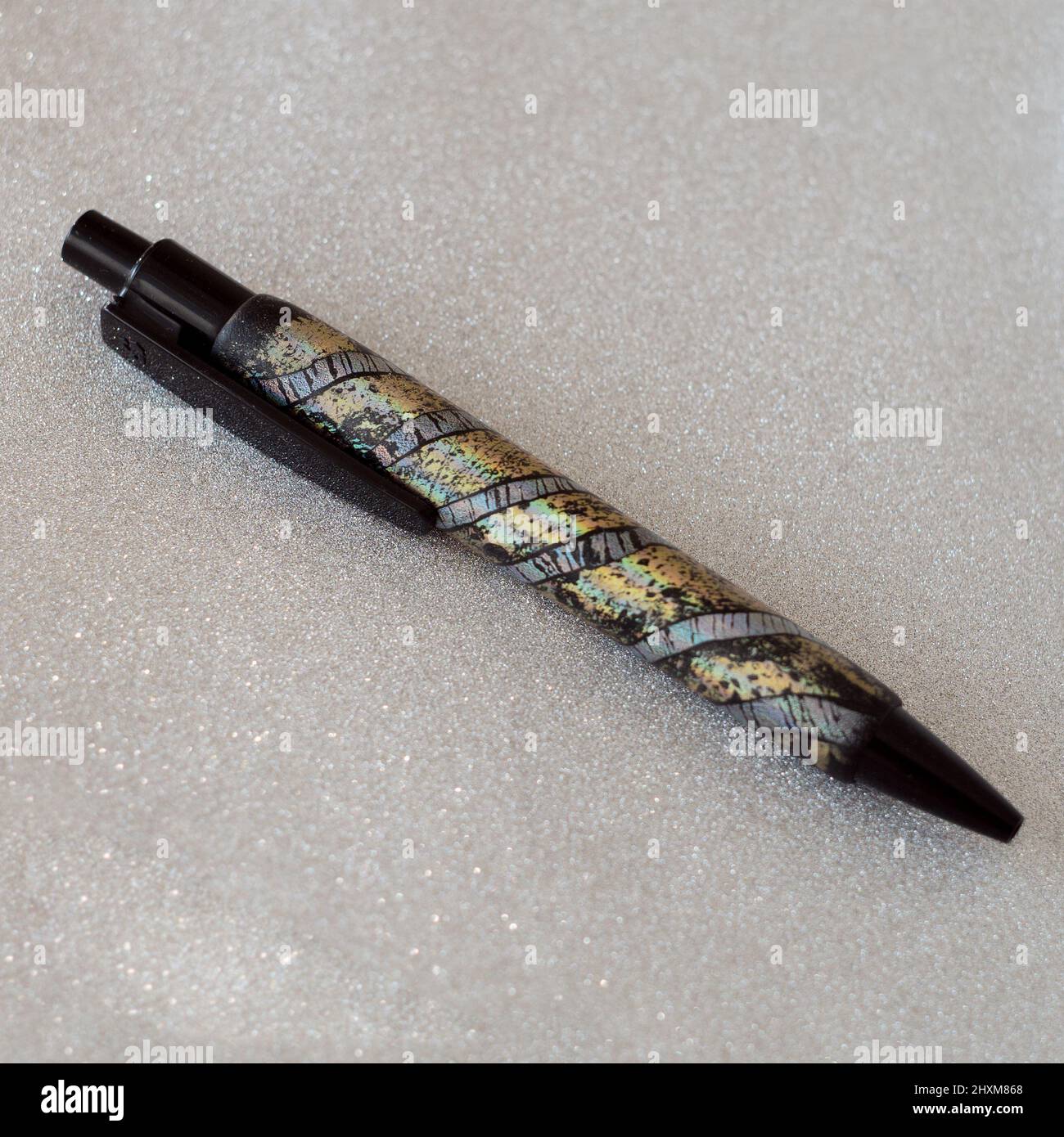 Silver ballpoint pen hi-res stock photography and images - Alamy