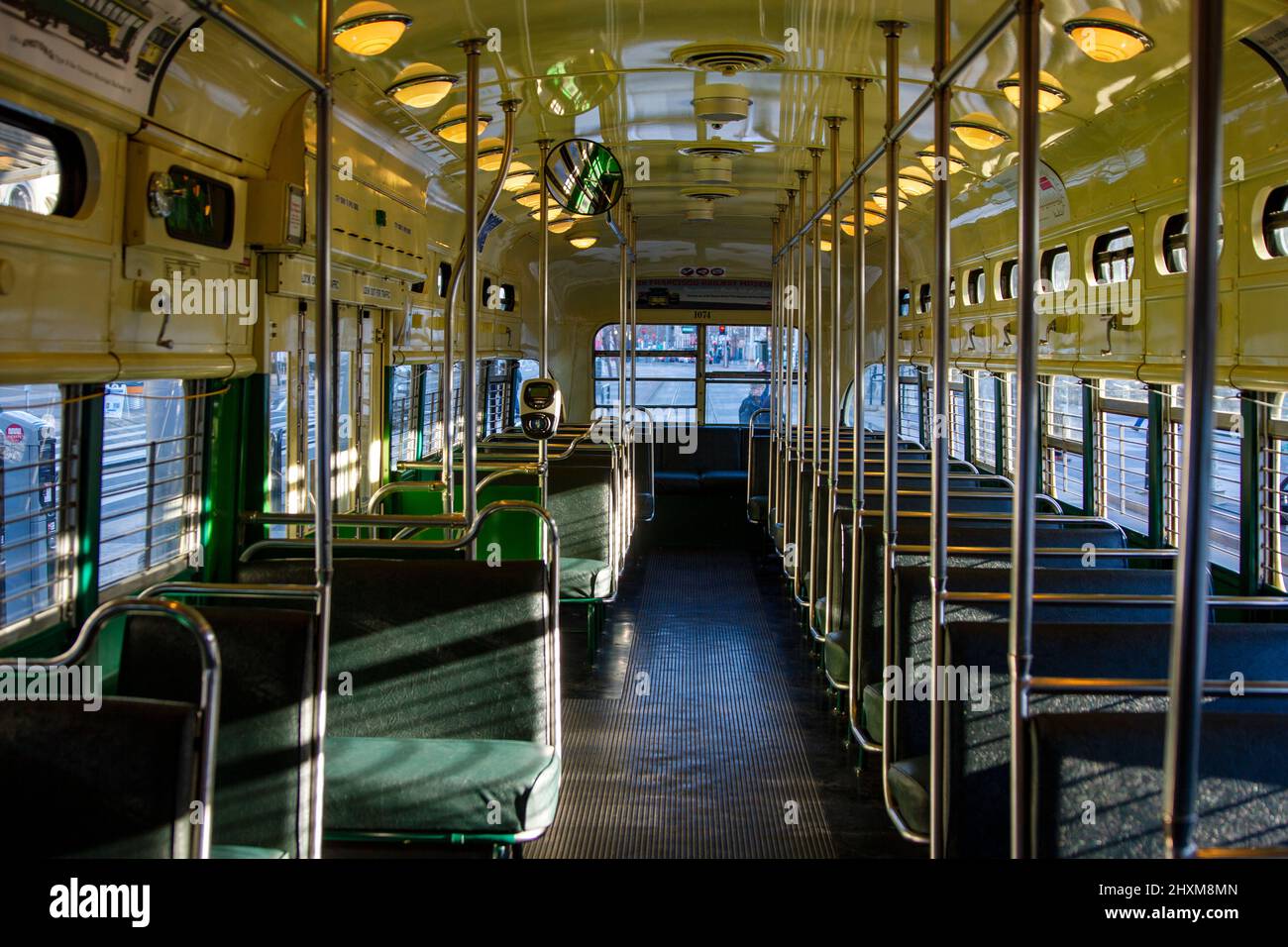 Trolly interior hi-res stock photography and images - Alamy