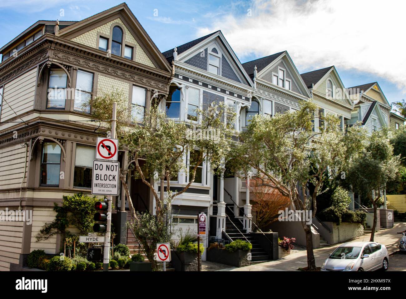 Traditional San Francisco Homes Stock Photo - Alamy