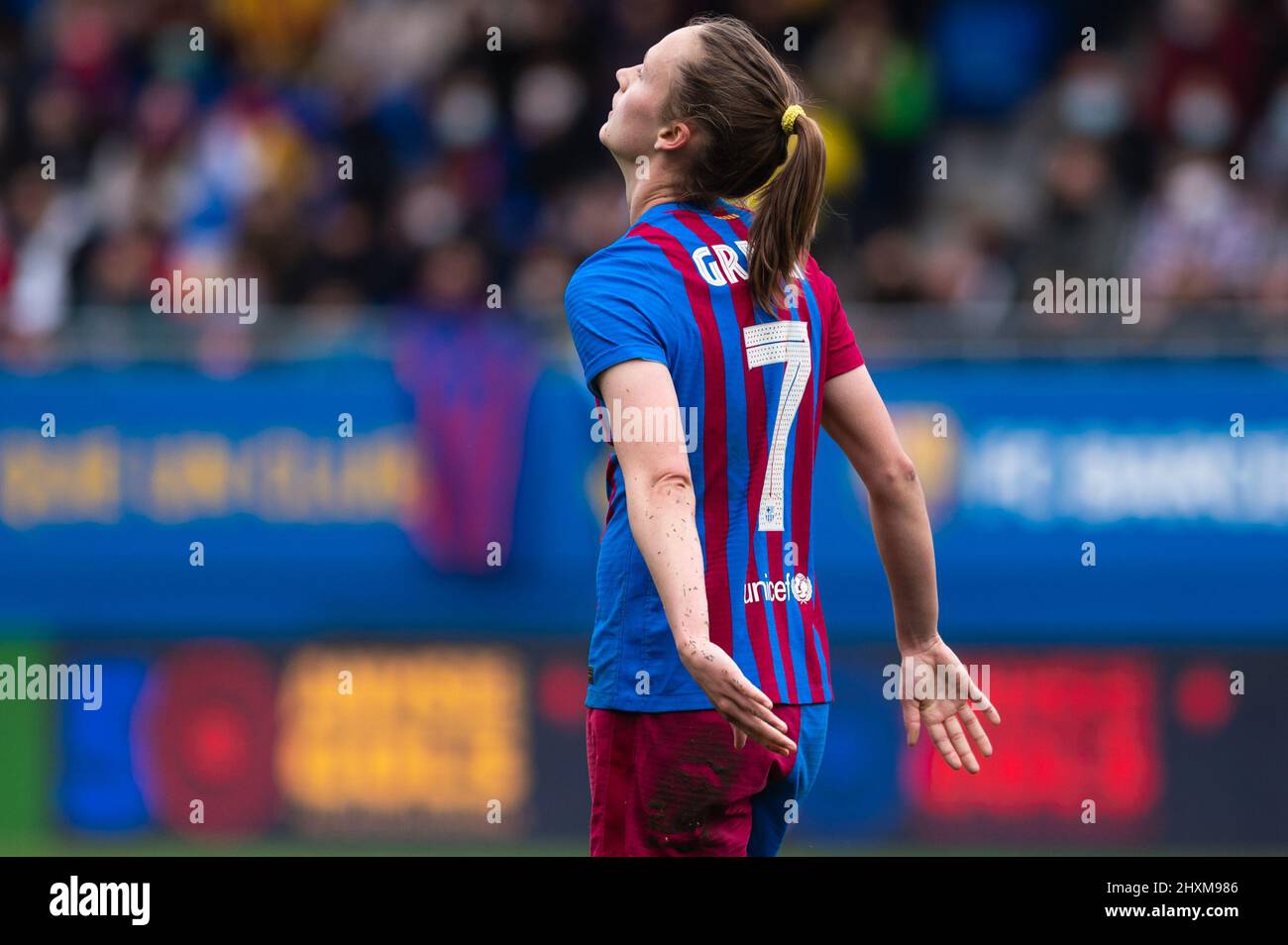 Spain. 13/03/2022, Caroline Graham Hansen of FC Barcelona during the ...