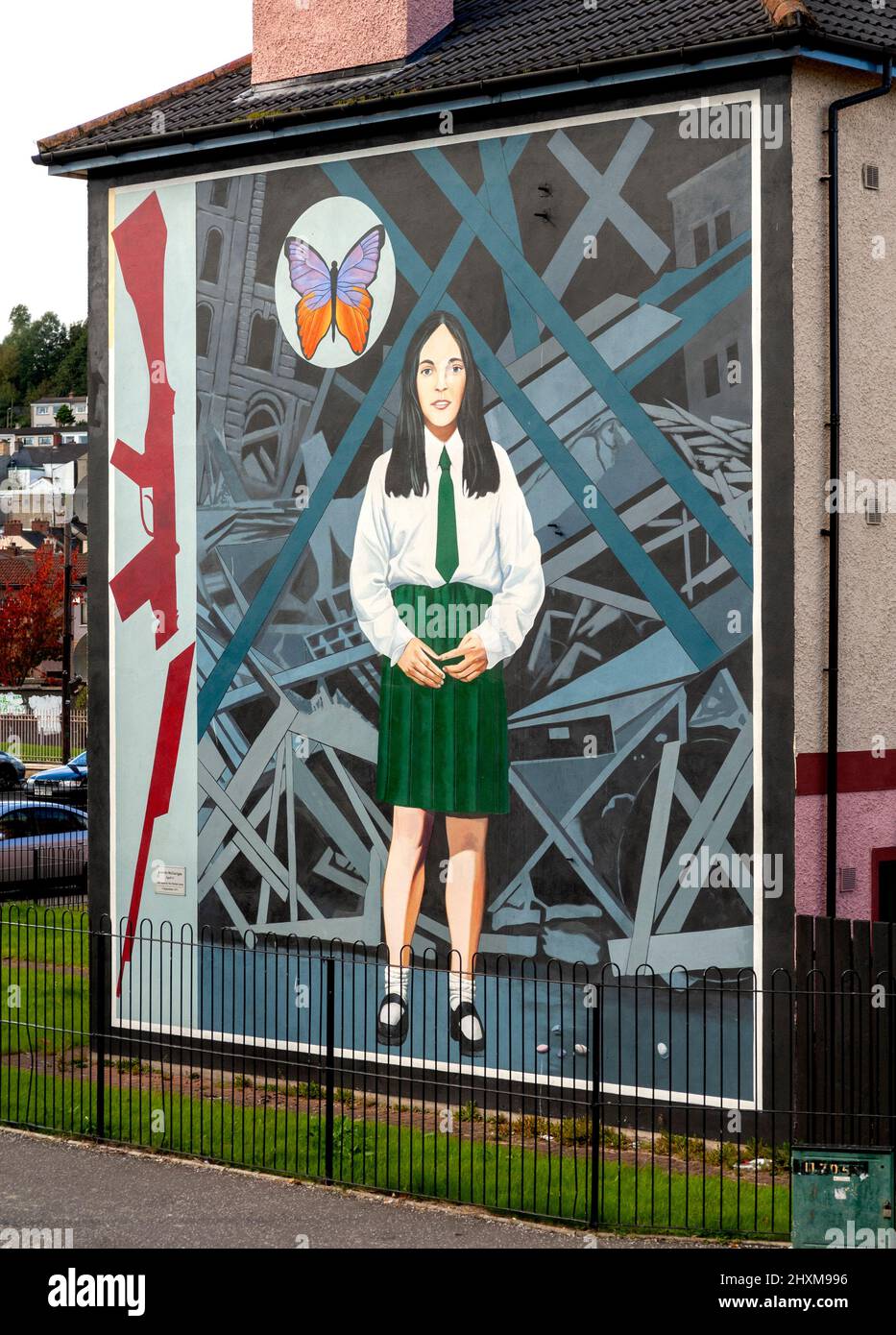 Death of Innocence an Irish Mural in Bogside, Derry, Londonderry ...