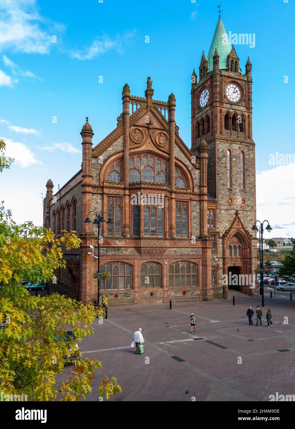The Guildhall, Guildhall Square, Derry, Northern Ireland, UK Stock ...