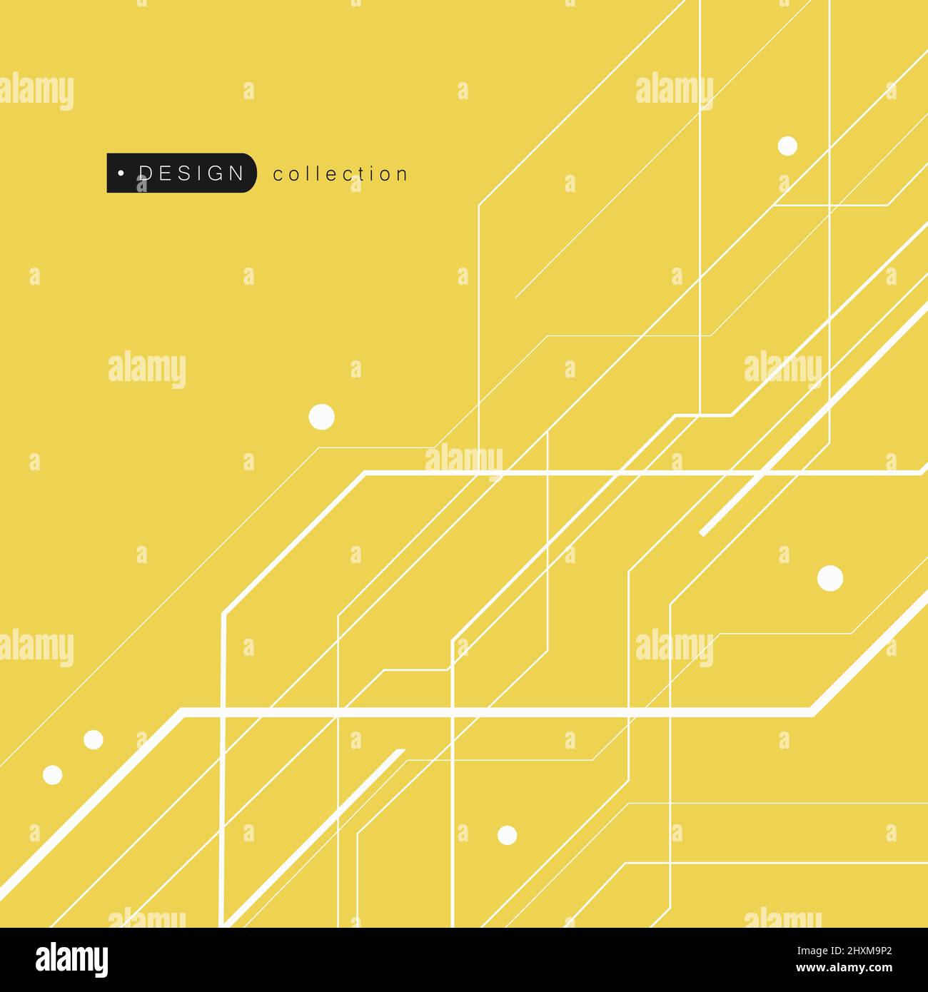 Vector overlapping lines pattern. Geometric abstract linear design Stock Vector Image & Art - Alamy