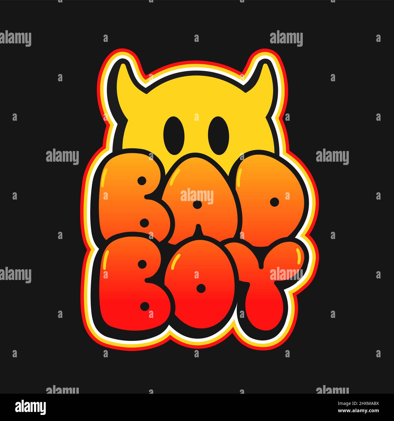 The white devil Stock Vector Images - Alamy