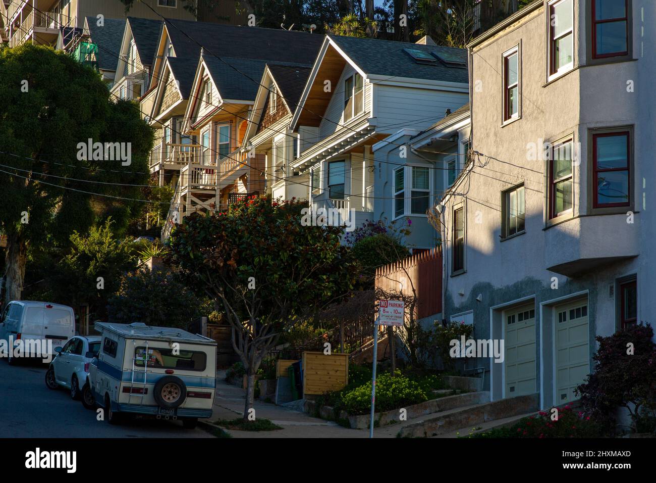 Traditional San Francisco Homes Stock Photo - Alamy
