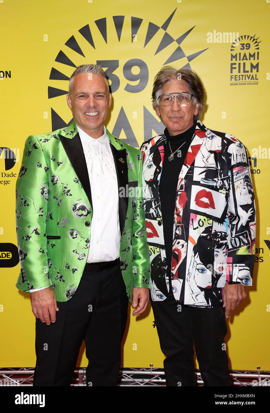 MIAMI, FLORIDA - MARCH 12: Jaie Laplante and Manny Soto attend 39th ...