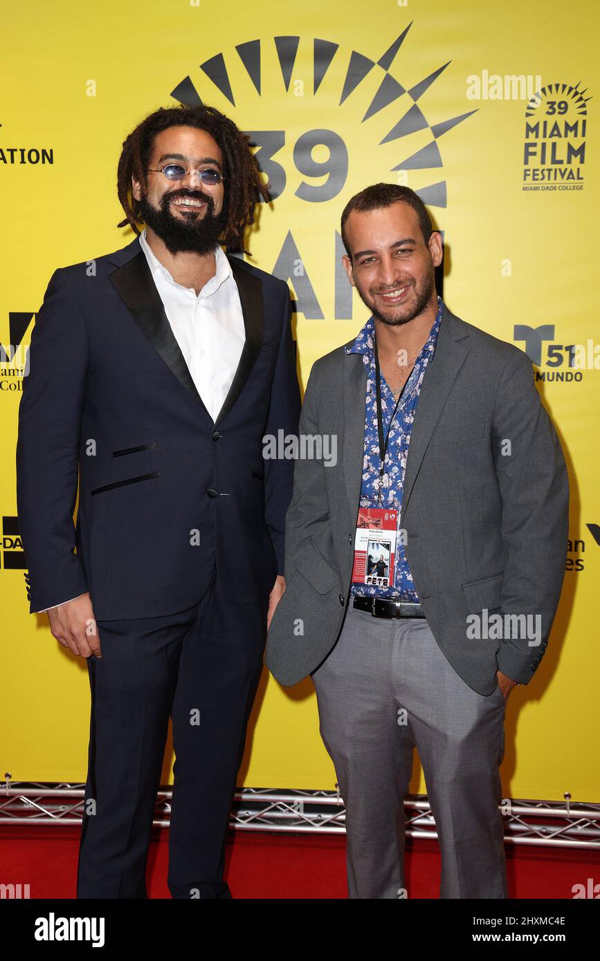 MIAMI, FLORIDA - MARCH 12: Pedro Gomez and Robert Requejo Ramos attend ...