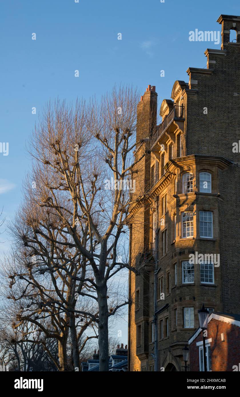 Luxury apartment block in Kensington,London; England; UK Stock Photo ...